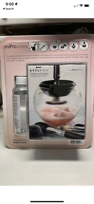 StylPro Makeup Brush Cleaner and Drier With Cleanser Liquid 5 fl oz. | eBay