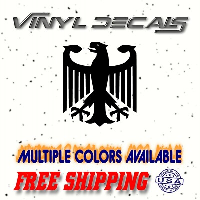 German Eagle vinyl sticker decal / car truck window laptop Deutschland ...