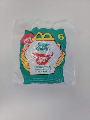 McDonalds Happy Meal Robo-Chi Pets Chirpy-Chi #6 NEW SEALED Sega Toys ...