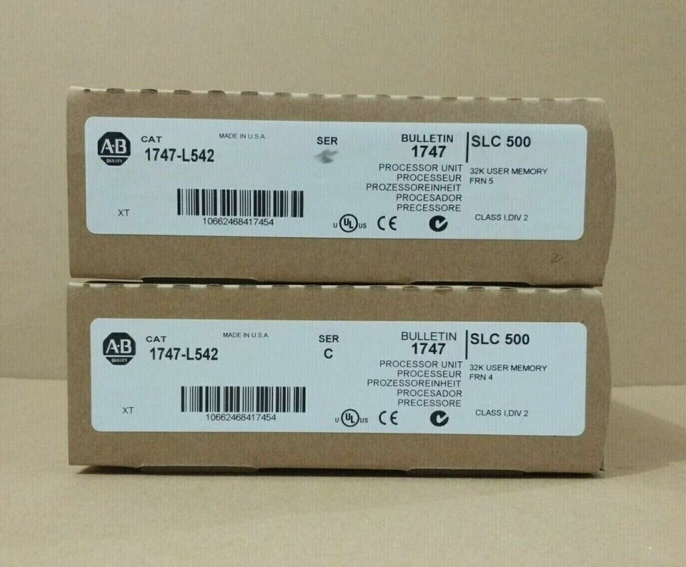 Allen Bradley 1747-L542 SER C SLC 500 5/04 CPU PROCESSOR UNIT AB ...