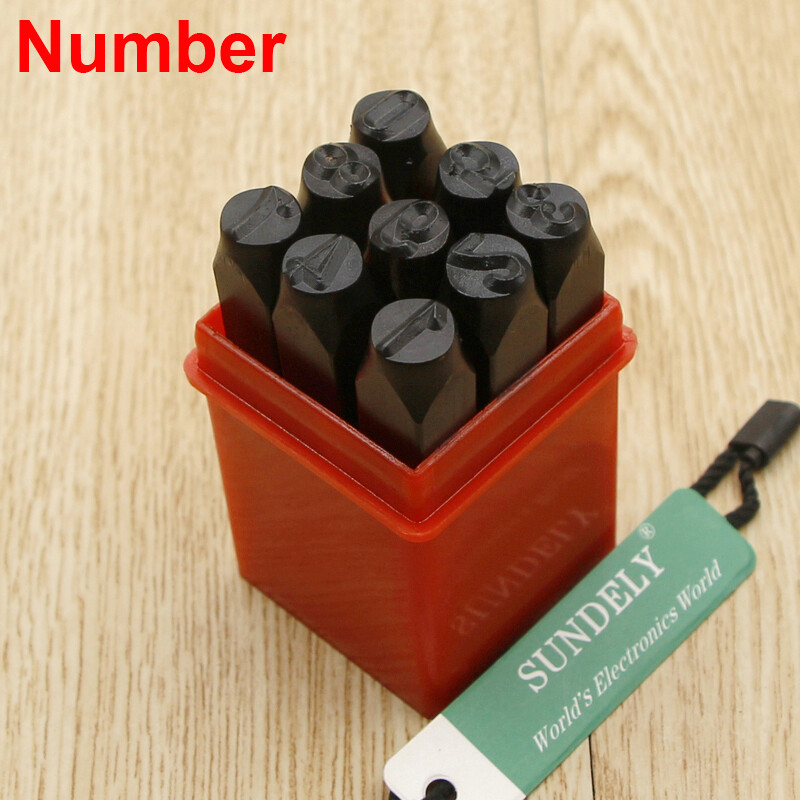 9/27/36pc Number and Letter Punch Set Chassis Stamp Carbon Steel UK-1 ...