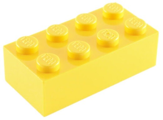 LEGO 3001 Yellow 2 X 4 Bricks 2x4 Building Blocks - 1500 Pcs for sale ...