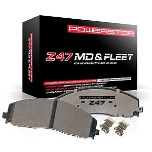 Rr Semi-Met Brake Pads Power Stop Z47-1565A | eBay