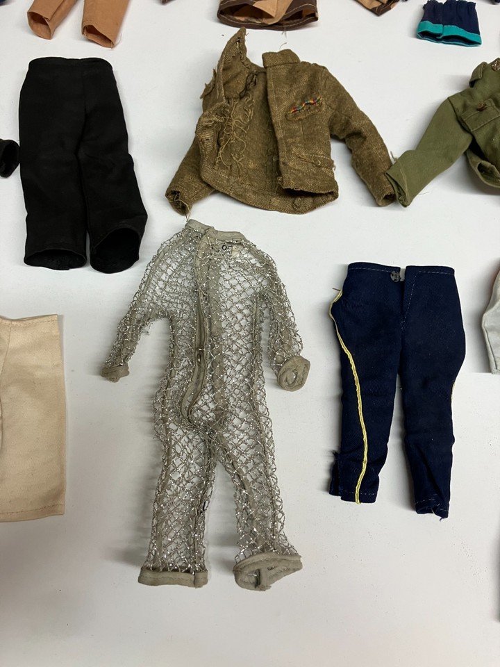 vintage GI JOE clothes outfits lot - you will receive ALL items ...