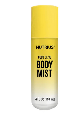 Nutrius Body Mist - Coco Bliss, 4 FL OZ Natural Daily Fragrance | eBay