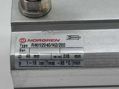 Norgren RM/92040/N2/200 Pneumatic Actuator, 40mm Bore 200mm Stroke | eBay