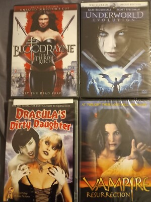 Seductive Vampire Thriller Films Lot of 4 - Brand New DVDs | eBay