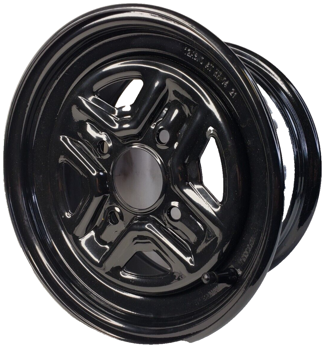 Arctic Cat Alterra ATV Front Wheel RIM 12x6 4/115 5+1 Steel Gloss Black ...