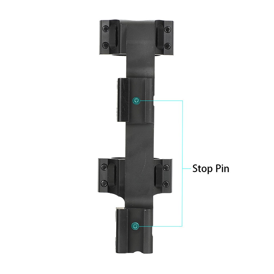ohhunt Rifle Scope Mount 25.4mm 30mm Bi-direction Offset Rings Fit 3/8 ...