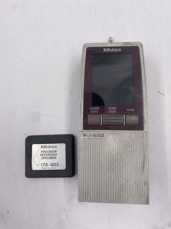 MITUTOYO SJ-210 178-561-02A PORTABLE PROFILOMETER SURFACE ROUGHNESS ...