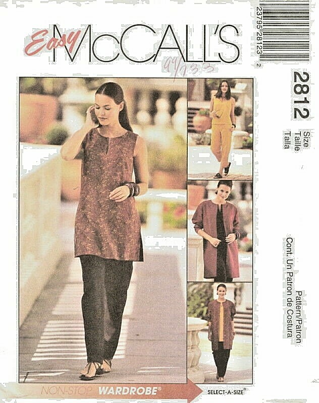 L@@K! OOP MCCALL'S SEWING PATTERNS-JR/MISSES/WOMEN'S PLUS SIZES:3/4-24 ...