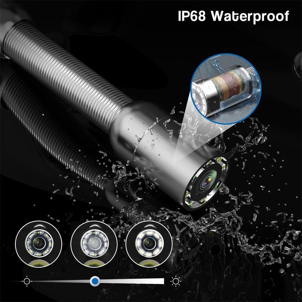 4.3" Screen Drain Sewer Pipeline Pipe Plumbing industrial Endoscope ...