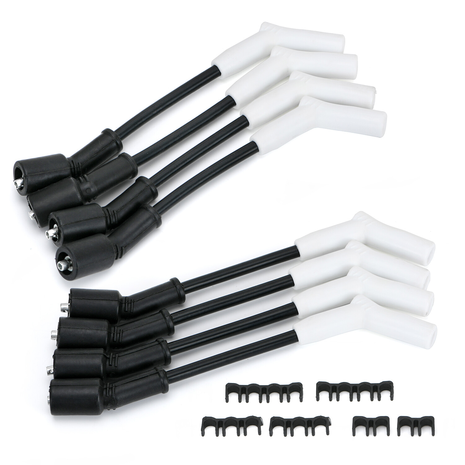 9070C Ceramic Boot Spark Plug Wires Set For GM Chevy 4.8L 5.3L 6.0L LS3 ...