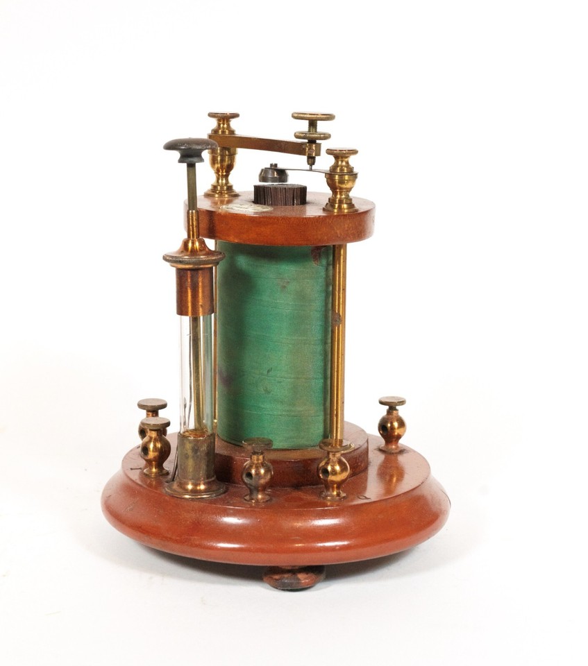 1860's Frederick J. Cox Vertical Induction Coil w/Electrodes & Cabinet ...