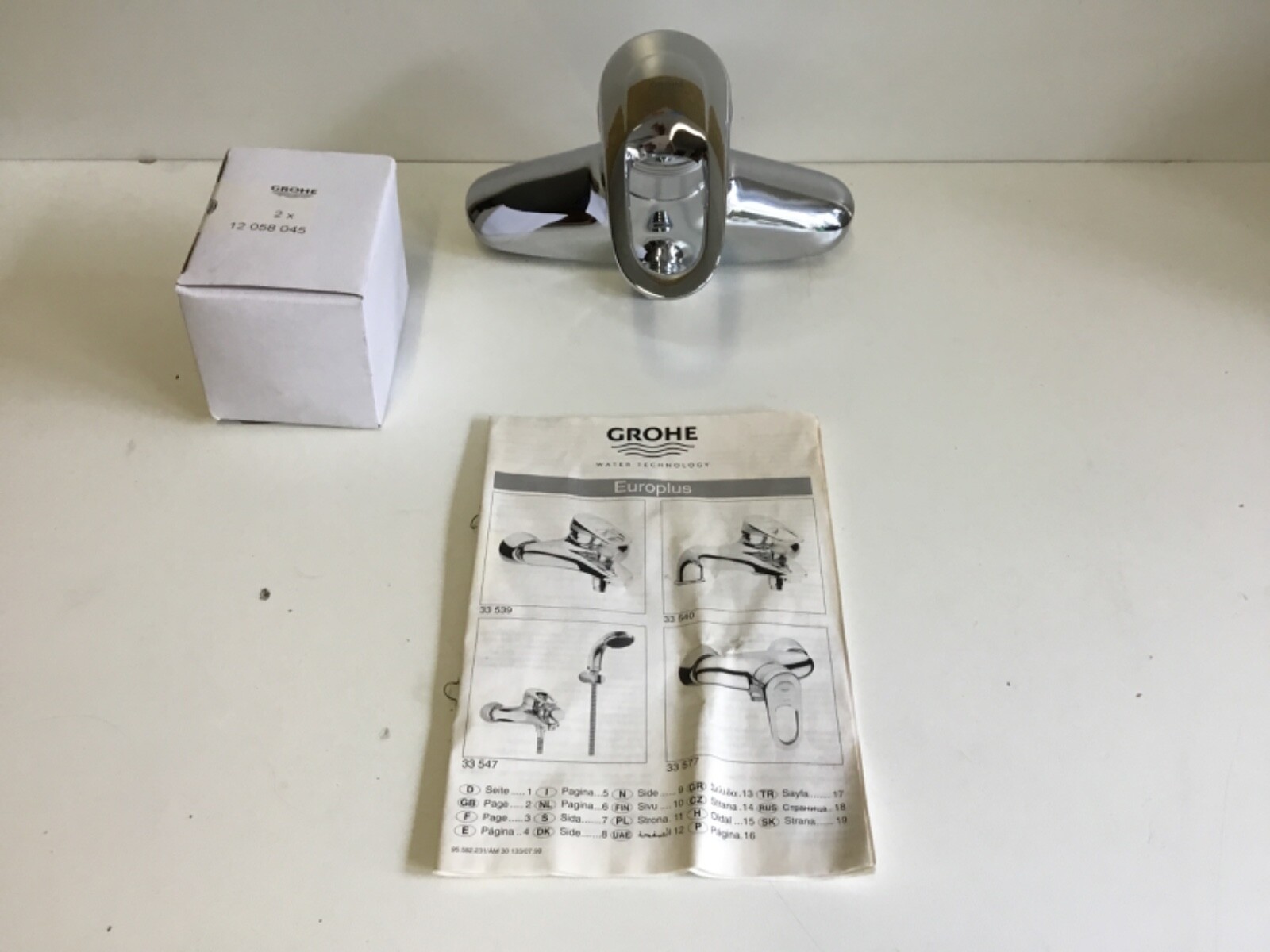 Grifería de Ducha GROHE Europlus Cromo, Grifería Ducha, Grifo de Ducha ...