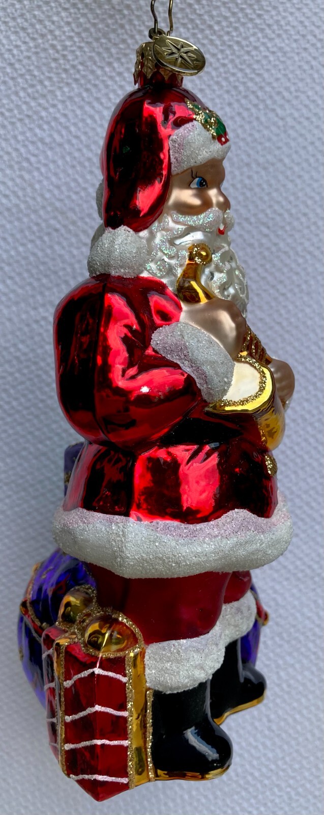 RADKO SANTA WITH TOY BAG ORNAMENT | eBay