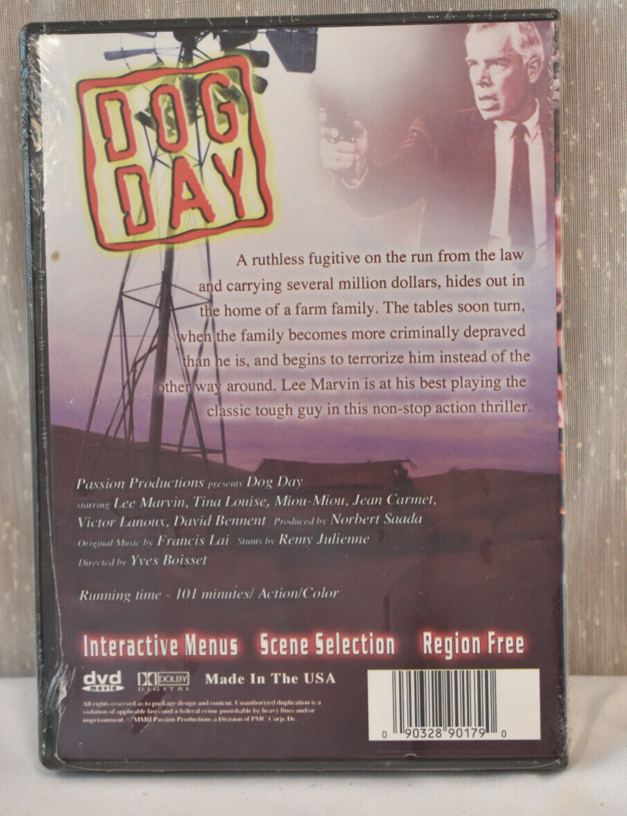 DOG DAY DVD Move ~ Lee Marvin ~ Tina Louise NEW SEALED 90328901790 | eBay
