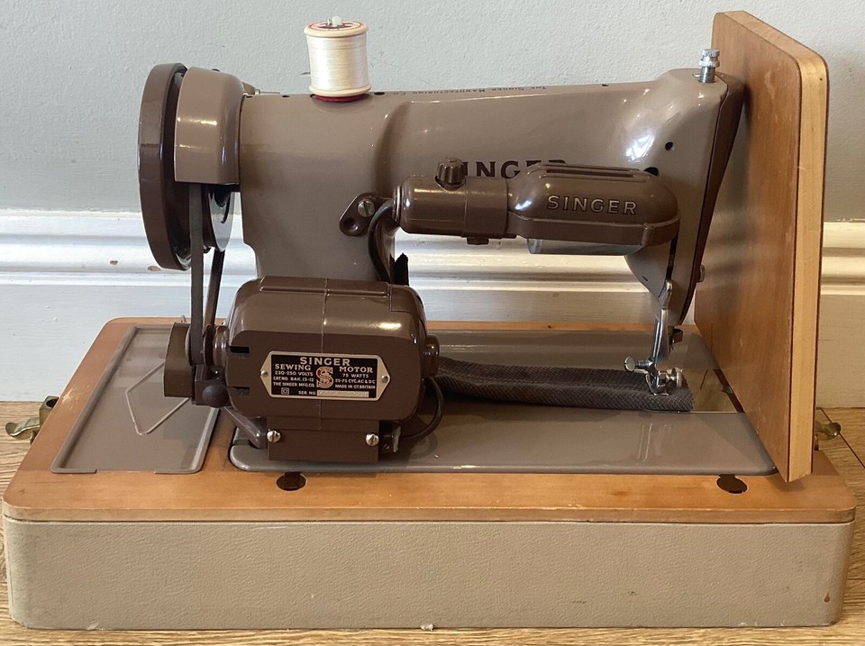 Vintage Singer 185K Electric Sewing Machine Pre-Owned-Serviced-Warranty ...