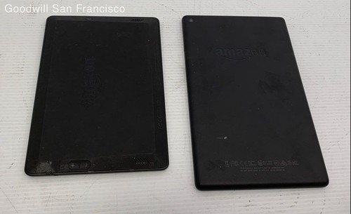 Pair Of Amazon Kindle Fire HD 7 4th Gen SQ46CW And HD 8 8th Gen L5S83A ...