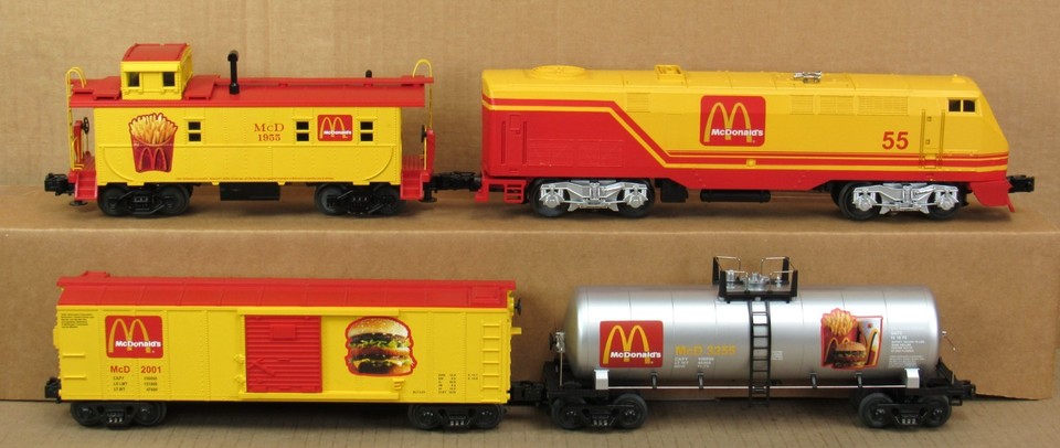 MTH Railking 30-4052-1 McDonald's Genesis Freight Train Set w/PS2 O ...