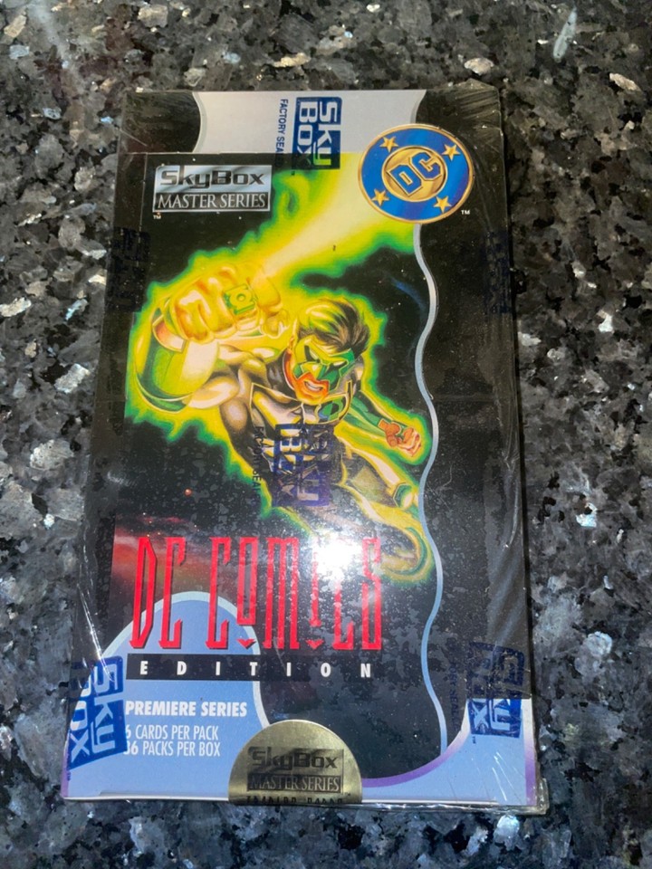1994 SKYBOX MASTER SERIES DC COMICS EDITION FACTORY SEALED 36 PACK BOX ...