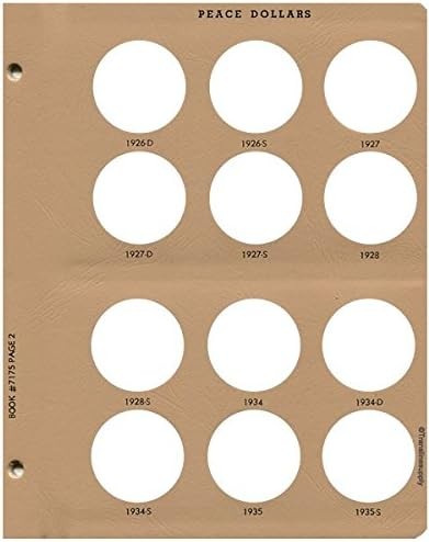 Dansco US Peace Dollar Coin Album 1921-1935 #7175 Album, | eBay
