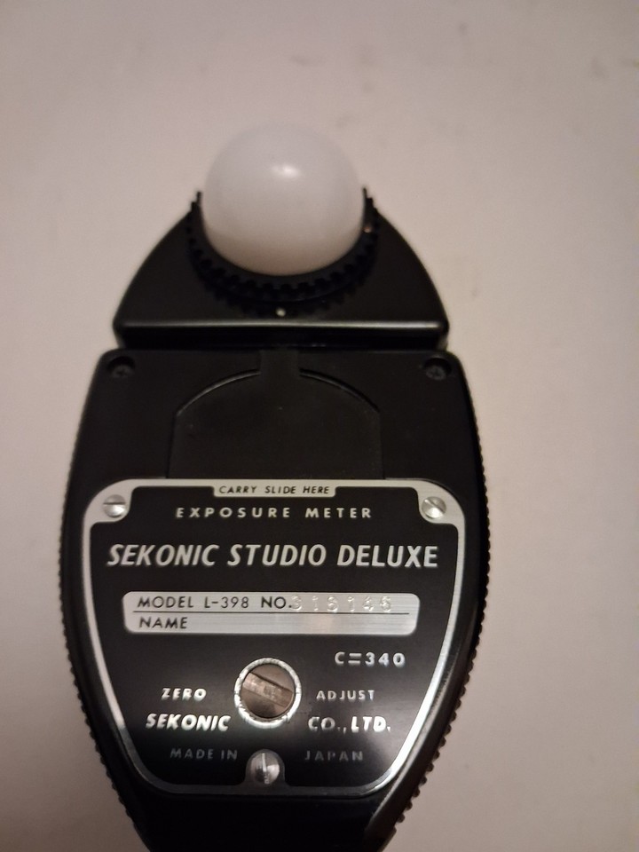 Vintage Camera Light Meter Sekonic Studio Deluxe Made In Japan with ...