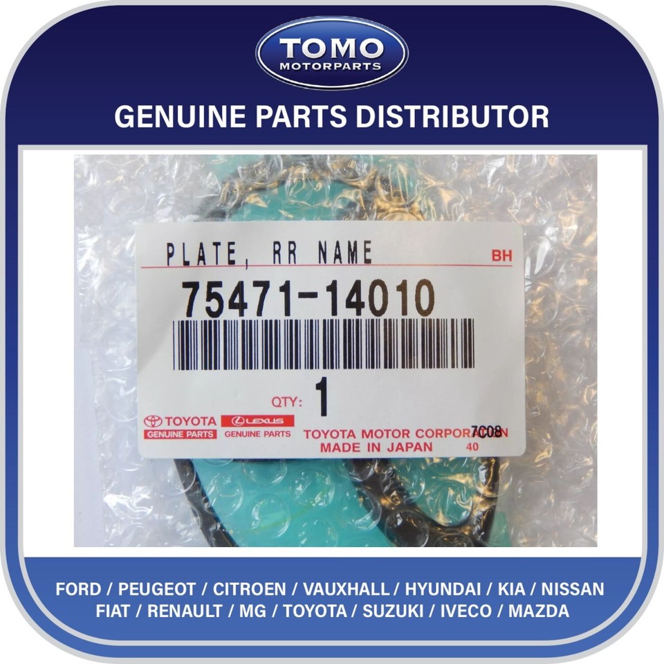 Genuine Toyota Supra JZA80 Black Rear Badge Emblem 75471-14010 | eBay