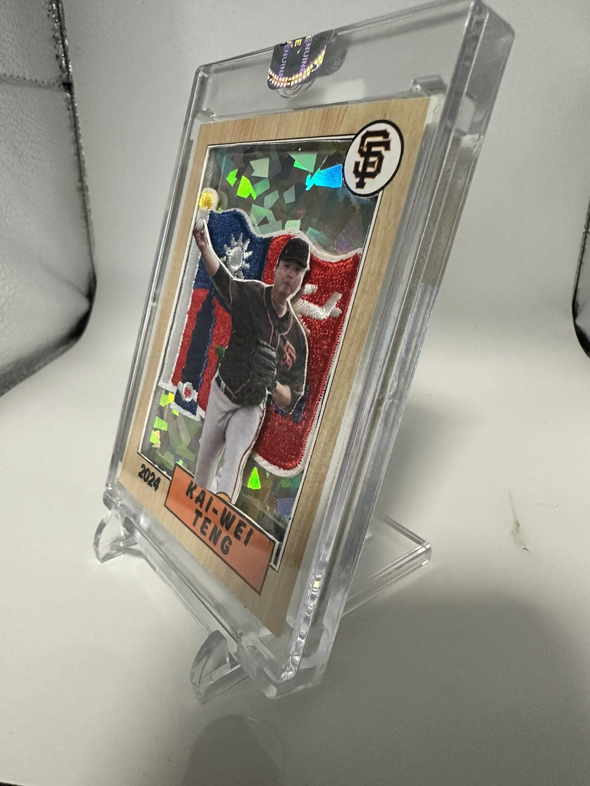2024 Kai-Wei Teng Custom Made card w/ Tai Wan Flag patch | eBay
