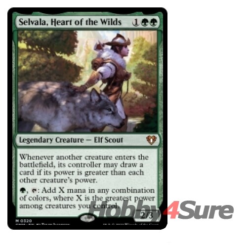 Selvala, Heart Of The Wilds M/NM Magic: The Gathering MTG Commander ...