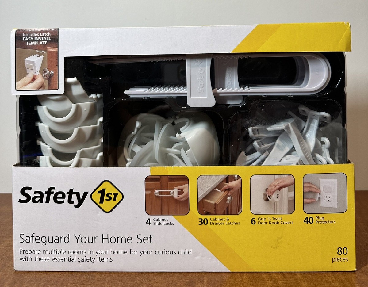 Safety First Cabinet White Metal Lockable First Aid Cabinet F40023