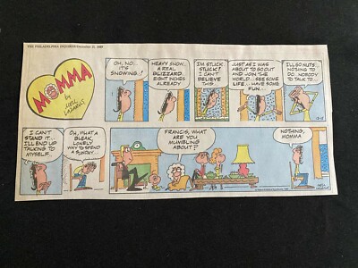 #11 MOMMA by Mell Lazarus Sunday Third Page Comic Strip December 15 ...
