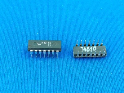 1 x GENUINE V4012D 4012 GERMANY CMOS Dual 4-in NAND gate CD4012BE IC | eBay