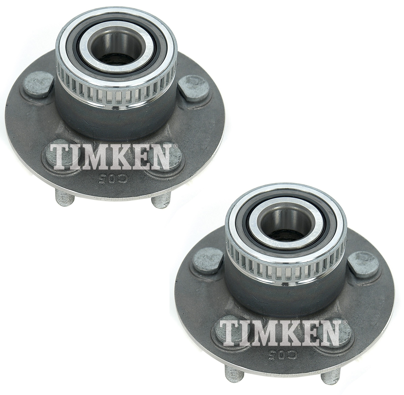 Pair Set 2 Rear Timken Wheel Bearing & Hub Kits for Chrysler Dodge ...