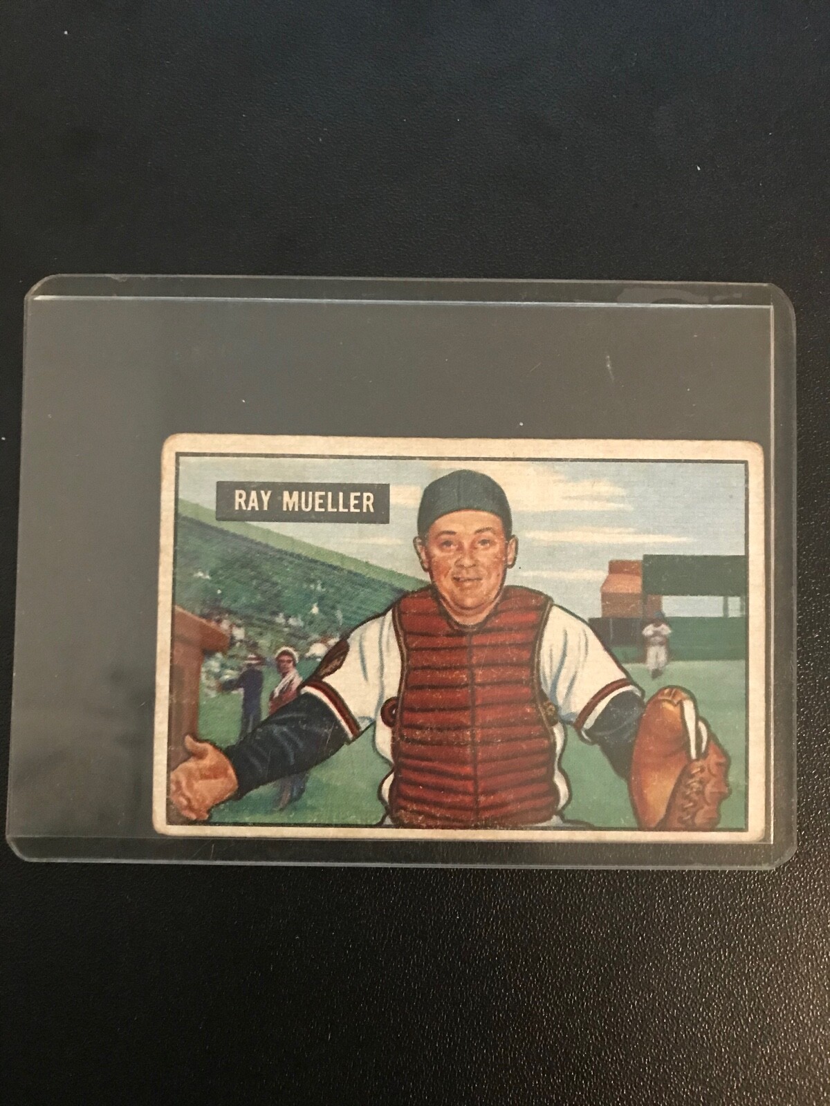 1951 Bowman #313 Ray Mueller Braves | eBay
