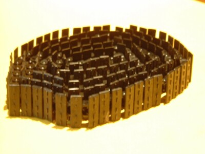 Meccano Caterpillar track part P91 - 125 links | eBay