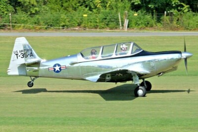 T-35 Buckaroo Temco TE-1 Airplane Desktop Kiln Wood Model Small Free ...