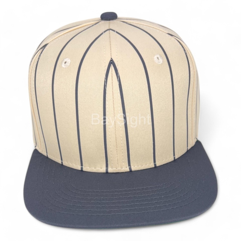 Mens Snapback Hat Adjustable Pro Sport Striped Baseball Ball Cap with ...