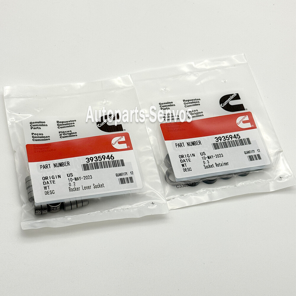 12X 3935945 For Cummins Dodge 24 Valve 5.9 6.7 Rocker Arm Head Socket ...