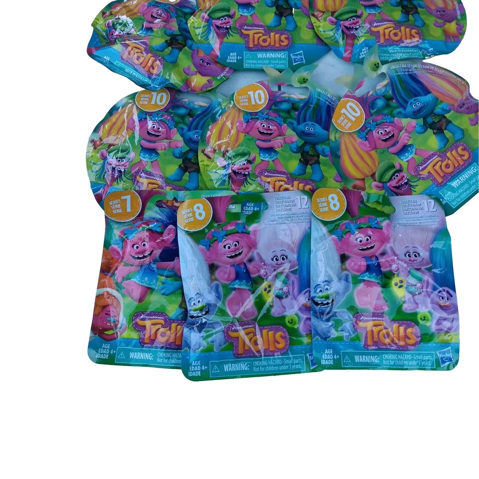 Trolls Dreamworks Series Mini Figure Collectibles Hasbro New Poppy ...