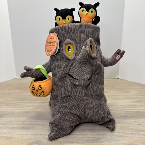 Hallmark Spooky Tree Plush 12" Animated Singing Halloween Addam’s ...