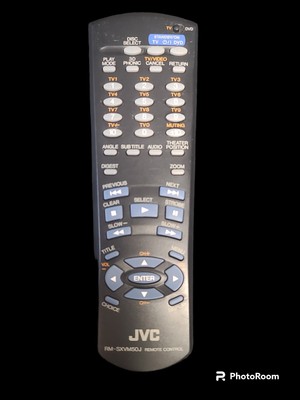 Tested Working JVC Original OEM Remote Control RM-SXVM50J for TV/DVD | eBay