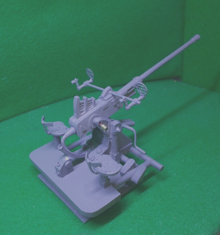 Single MK3 40mm Bofors Gun in 1/24th Scale. Model Boat Fittings. | eBay UK