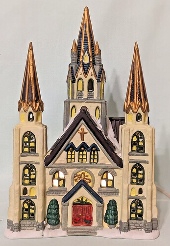 Vintage Dickens Collectible Village Victorian Church 1998 edition | eBay
