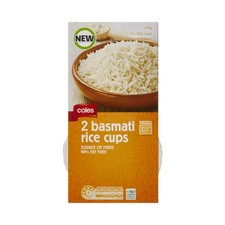 Coles Basmati Microwave Rice 250g for sale online | eBay