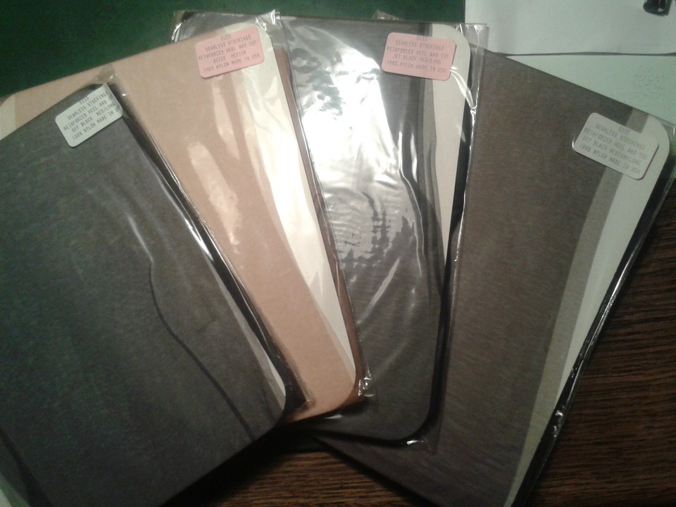 4 x Magnolia Hosiery RHT S155 Fully Fashioned Stockings,Perlonstrümpfe ...