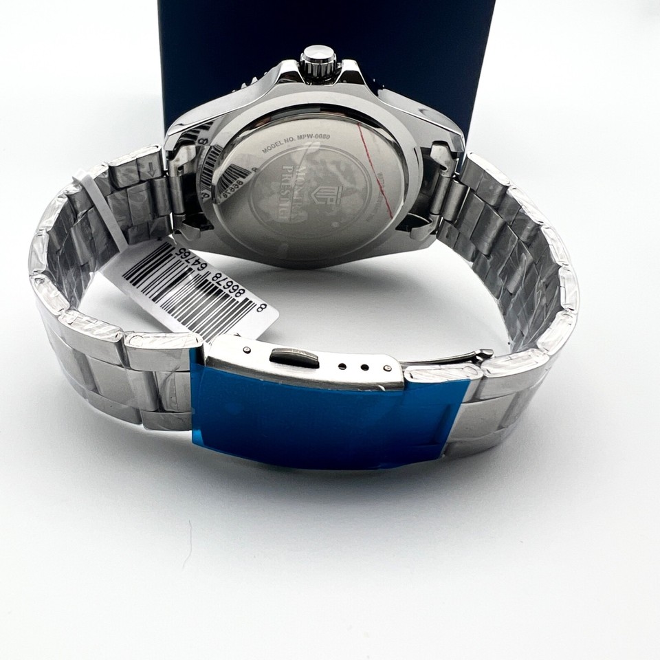 NEW MONTRES PRESTIGE x INVICTA Men's Submariner Dive-Bezel Black-Dial ...