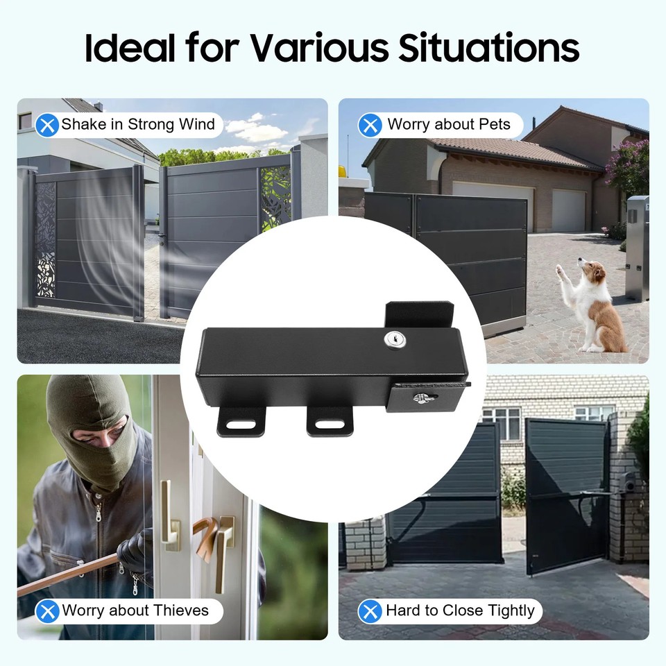 Electric Gate Lock Automatic Electric for DC 24V Swing Gate Operator ...