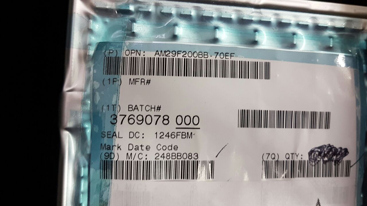 LOT OF 13 PCS. SPANSION AM29F200BB-70EF Flash Memory 2M (256KX8/128KX16 ...