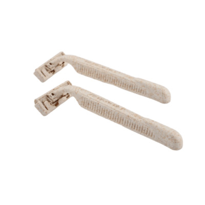 Biodegradable Disposable Razors - Wheat Straw - Eco Friendly (50 x ...